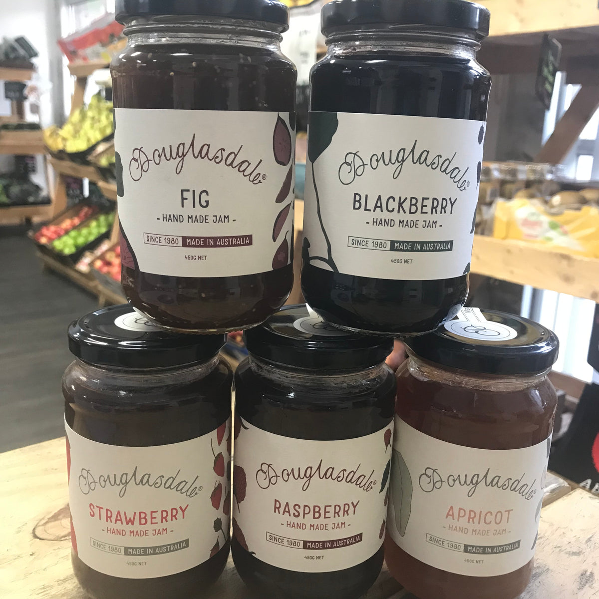 Douglasdale Raspberry Jam 450g – Coopers Fresh